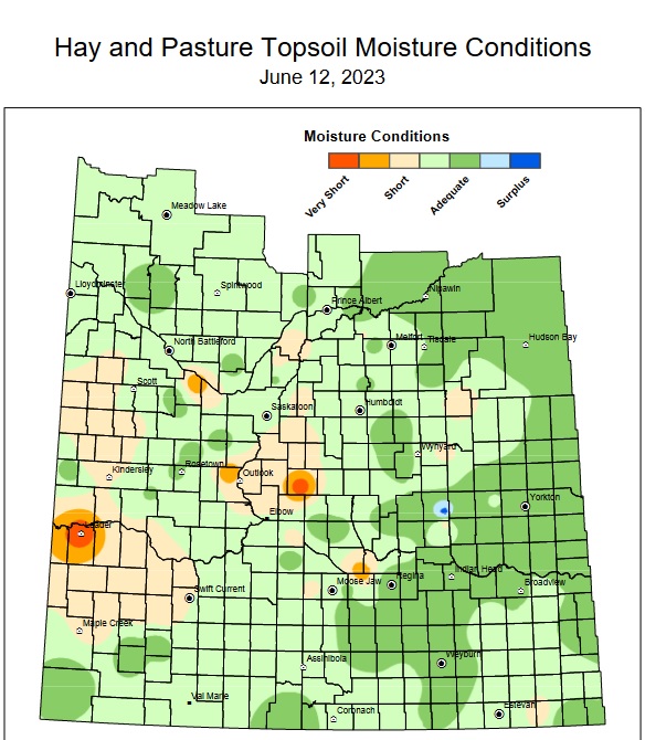 Variable rainfall highlights Saskatchewan Agriculture weekly crop ...