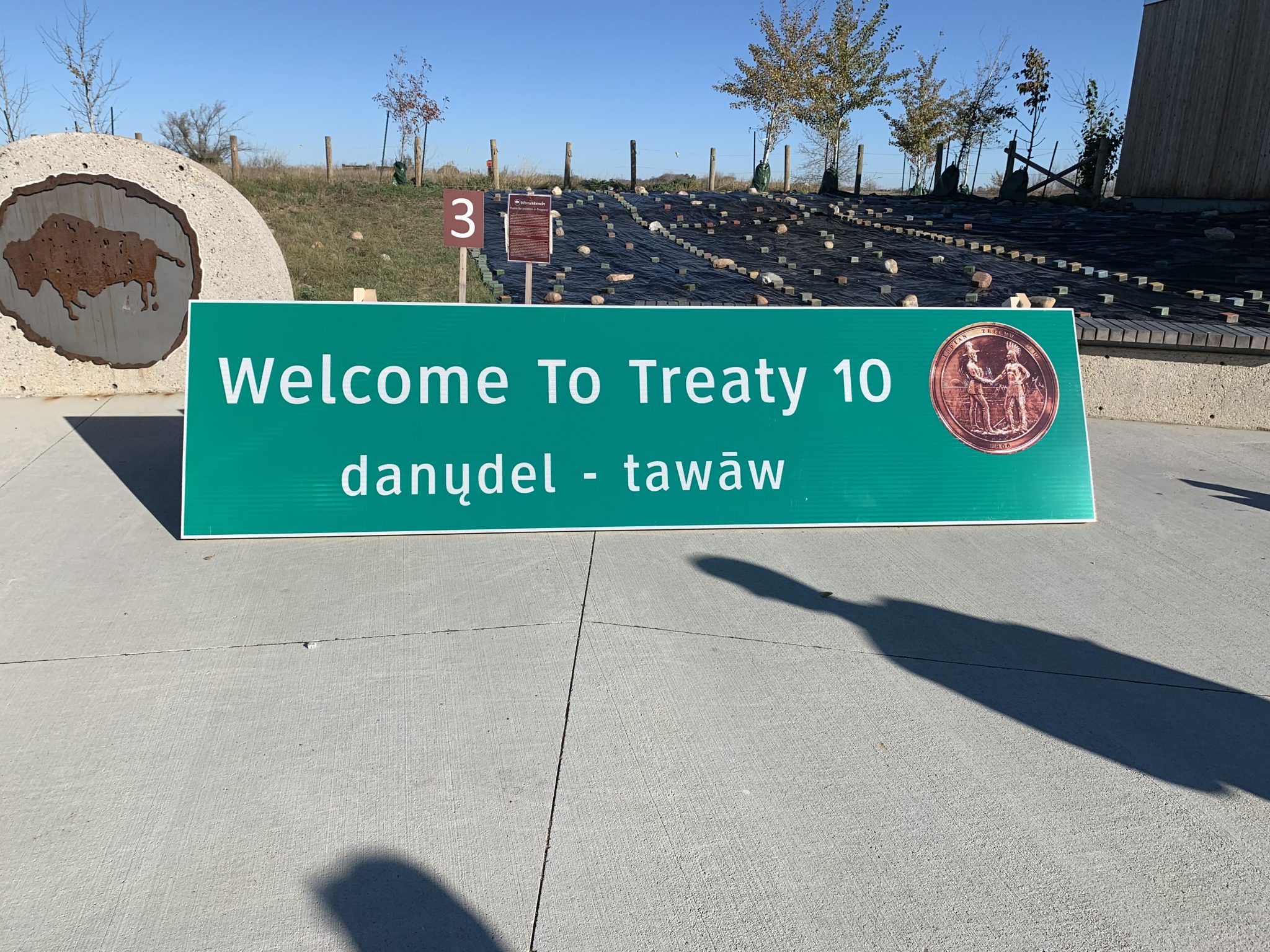 Several Saskatchewan treaty boundaries marked with new highway signs ...