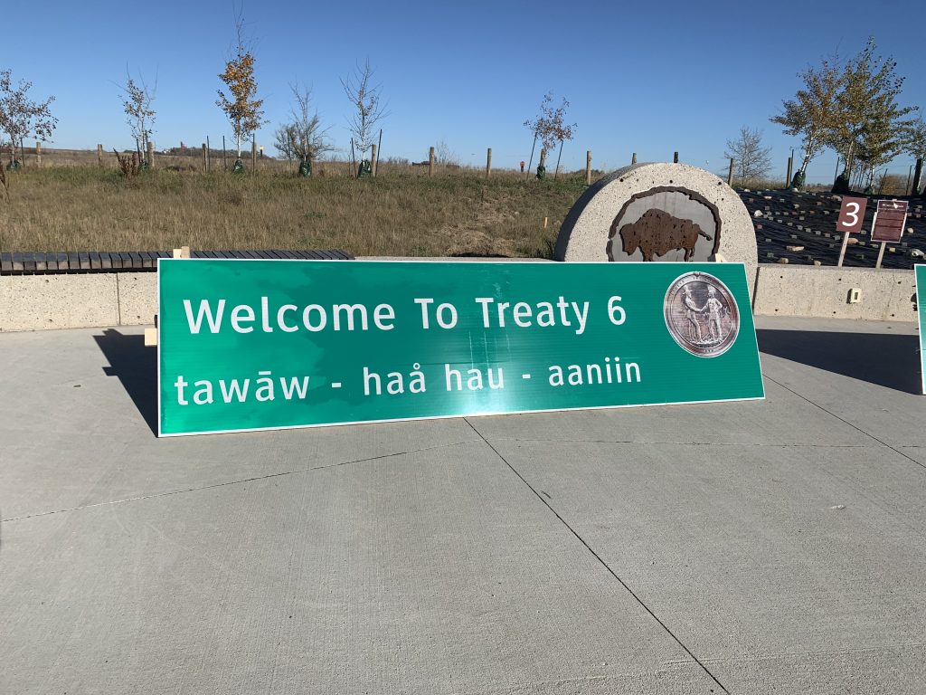 Several Saskatchewan treaty boundaries marked with new highway signs ...